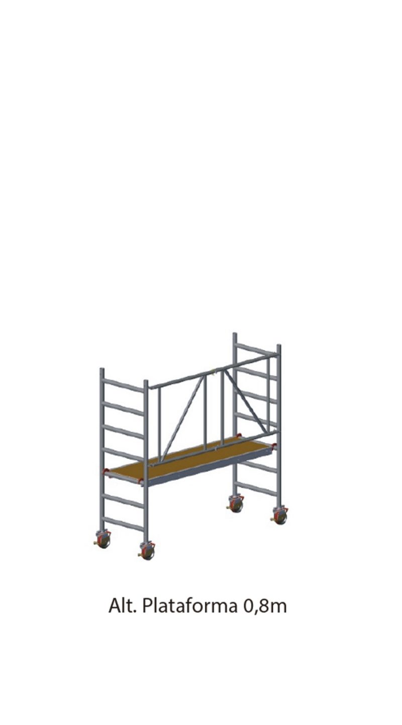 Andaime Profissional Móvel 065 Rebativel – SOCALL